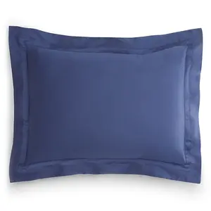 MATOUK Nocturne Sateen Standard Sham - Navy