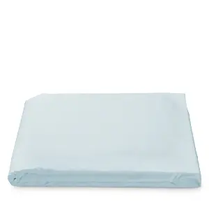 MATOUK Luca Hemstitch Percale Fitted Sheet, Twin Pool