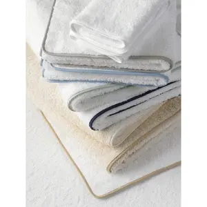 MATOUK Cairo Hand Towel - White/smoke