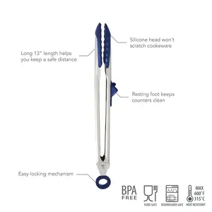 TOVOLO Tip Top Tongs - Dark Blue