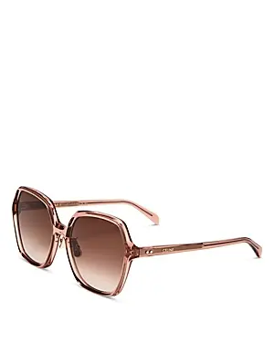 Celine Sunglasses 58mm Gradient Navigator Square CELINE EYEWEAR Square-frame acetate sunglasses | NET-A-PORTER main image 4