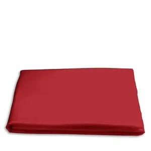 MATOUK Nocturne Sateen Fitted Sheet, King - Scarlet