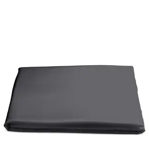 MATOUK Nocturne Sateen Fitted Sheet, Queen - Charcoal