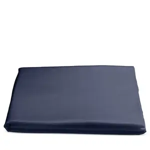 MATOUK Nocturne Sateen Fitted Sheet, Queen - Navy