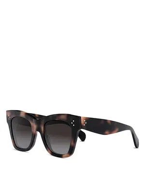 Celine Celine Cat Eye Sunglasses Havana/gray Gradient