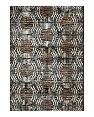 PALMETTO LIVING Orian Adagio Textured Penny Area Rug, 5'1 X 7'6 - Blue