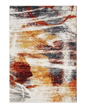 ORIAN Gemstones Desert Canvas Area Rug, 6'7 X 9'6 - Multi