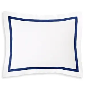 MATOUK Lowell King Sham Navy Blue