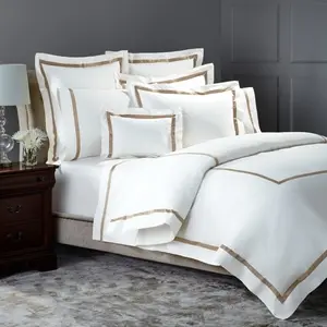MATOUK Lowell Duvet, Full/queen - Ivory/champagne