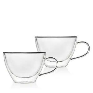 GODINGER Double Walled Glass Cappuccino Mug
