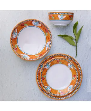VIETRI Melamine Campagna Uccello 4-piece Place Setting - Assorted P