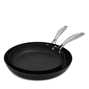 SCANPAN Pro Iq 9 And 11 2-piece Fry Pan Set - Black