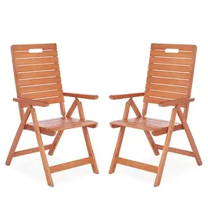 SAFAVIEH Rence Outdoor Folding Chair, Set Of 2 - Natural
