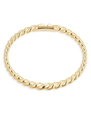 Nadri Golden Hour Twist Bracelet - Gold