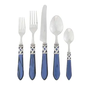 VIETRI Aladdin Antique Five-piece Place Setting Set Of 4 - Blue