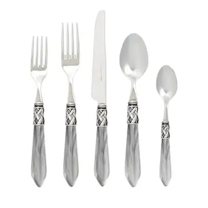 VIETRI Aladdin Antique Five-piece Place Setting Set Of 4 Silver