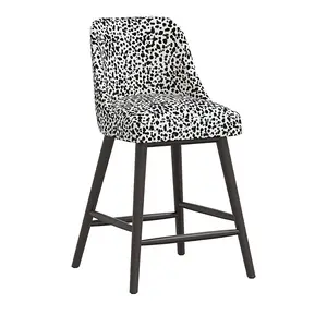 SKYLINE FURNITURE Sparrow & Wren Anita Counter Stool - Modern Spot Cream Black