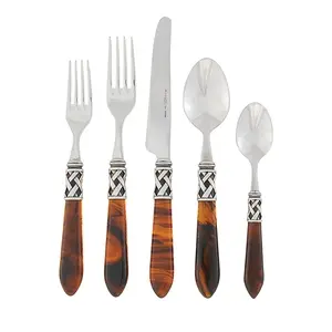 VIETRI Aladdin Brilliant Five-piece Place Setting Set Of 4 Brown