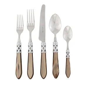 VIETRI Aladdin Brilliant Five-piece Place Setting Set Of 4 Taupe