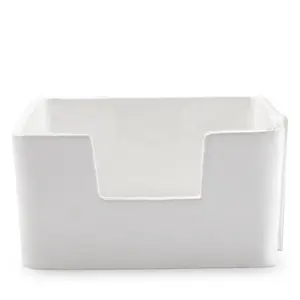 VIETRI Melamine Lastra Cocktail Napkin Holder - White
