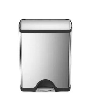 SIMPLEHUMAN 46 Liter Recycling Kitchen Trash Can