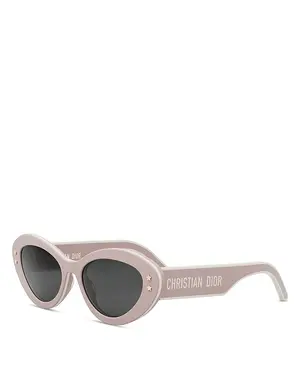 Dior Dior DiorPacific S1U Butterfly Sunglasses, 55mm Pink/gray Solid