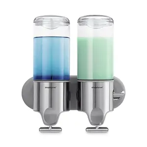 SIMPLEHUMAN Double Wall Mount Pump Shower Soap Dispenser - No Color