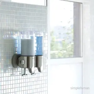 SIMPLEHUMAN Double Wall Mount Pump Shower Soap Dispenser