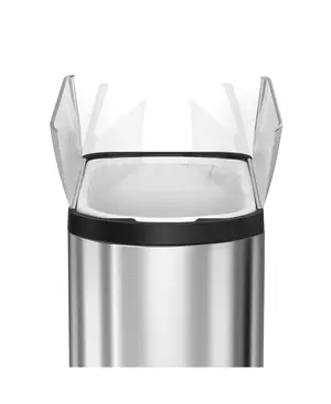 SIMPLEHUMAN 45 Liter Butterfly Lid Kitchen Trash Can