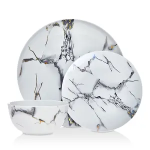 GODINGER Rayo 18-piece Dinnerware Set Exclusive - White