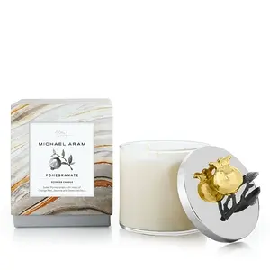 Michael Aram Pomegranate Candle - Silver/gold