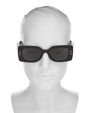 Dior Diorpacific S1u Rectangular Sunglasses - Black/gray Solid