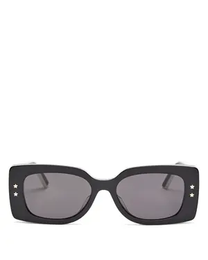 Dior Diorpacific S1u Rectangular Sunglasses - Black/gray Solid