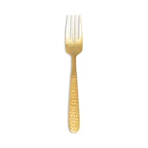 VIETRI Martellato Tone Salad Fork - Gold