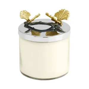 Michael Aram Butterfly Ginkgo Candle - Silver/gold