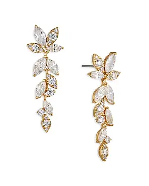 Nadri Nadri Wren Cubic Zirconia Drop Earrings Gold