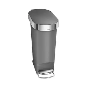 SIMPLEHUMAN 40 Liter Slim Kitchen Trash Can
