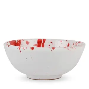 VIETRI Amalfitana Splatter Dipping Bowl - Red