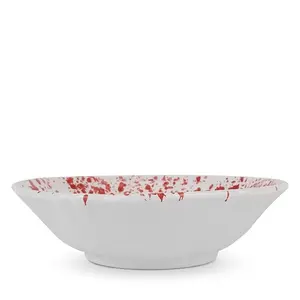 VIETRI Amalfitana Splatter Serving Bowl - Red