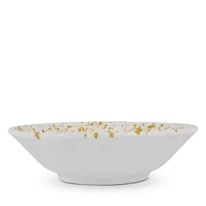 VIETRI Amalfitana Splatter Serving Bowl - Yellow