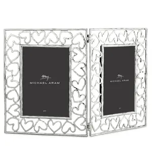 Michael Aram Heart Hinged Frame, 5 X 7 - Silver