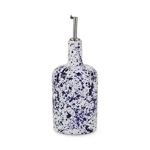 VIETRI Amalfitana Splatter Olive Oil Bottle - Dark Blue