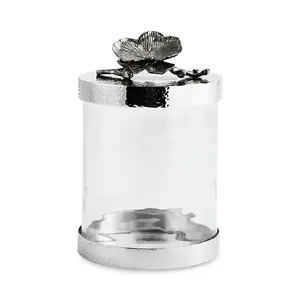 Michael Aram Black Orchid Canister, Small - Nickel Plate