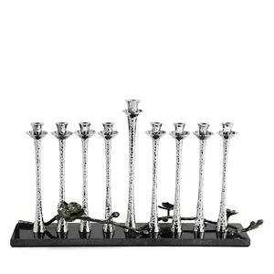 Michael Aram Black Orchid Menorah - Black/silver
