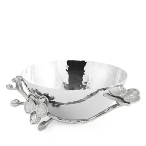 Michael Aram White Orchid Nut Bowl - Stainless Steel