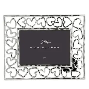 Michael Aram Heart Photo Frame, 4 X 6 - Silver