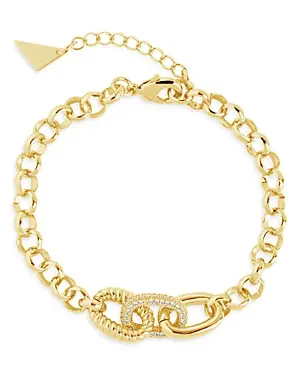 Sterling Forever Jaycee Bracelet Gold