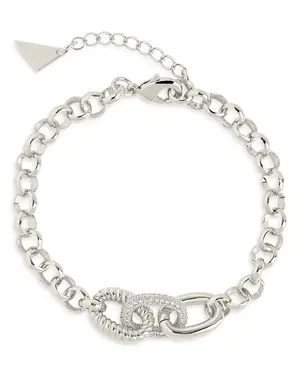 Sterling Forever Jaycee Bracelet - Silver