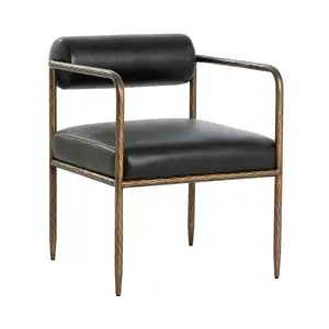 SUNPAN Ajani Dining Armchair - Charcoal Black
