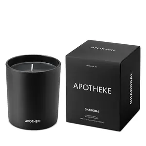 APOTHEKE Charcoal Scented Classic Candle, 10.5 Oz - Black
